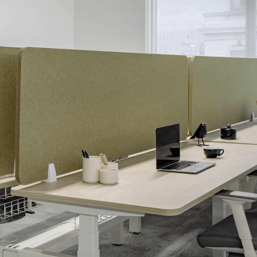 Acoustic Desk Dividers & Screens – Office Noise Control Solutions ...